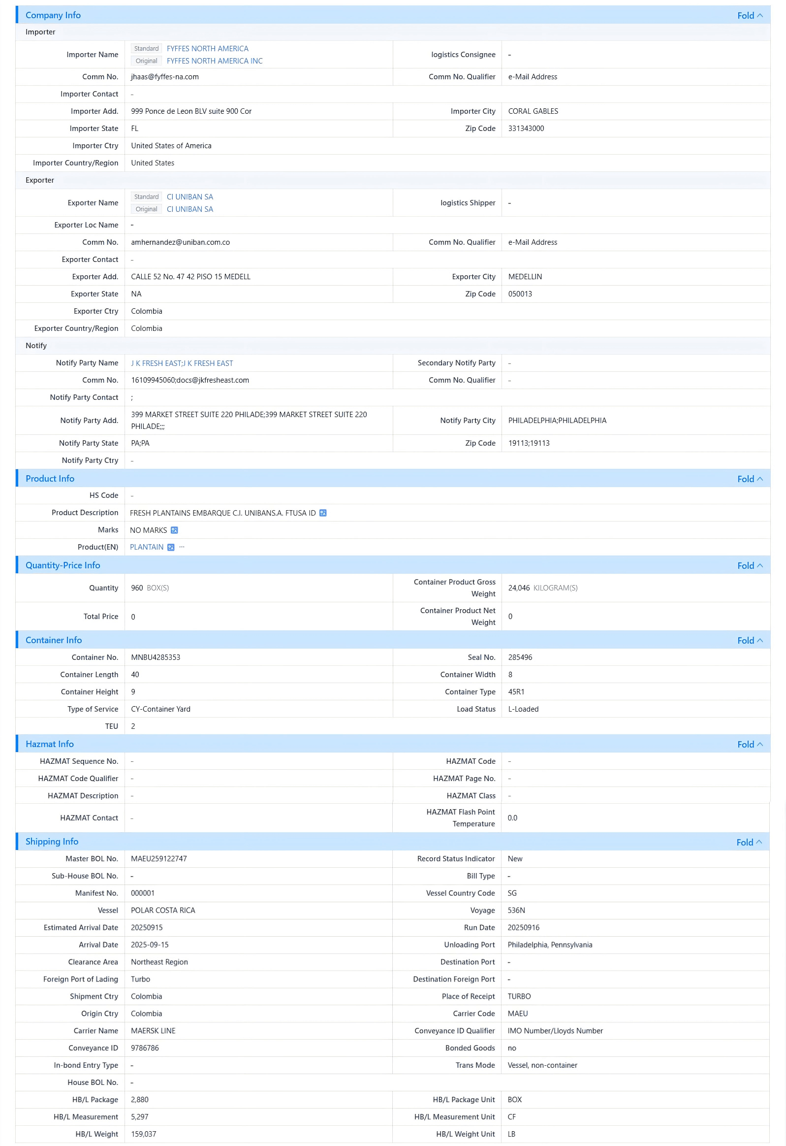 Colombia Trade Data | Colombia Export Data & Import Data - Tendata